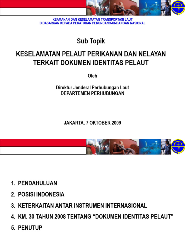 Keamanan dan Keselamatan Pelaut Perikanan | PDF