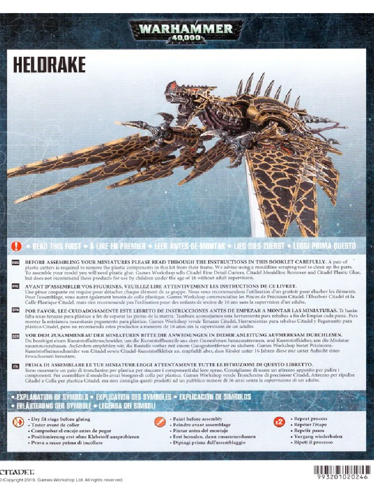 Chaos Space Marines Heldrake | PDF