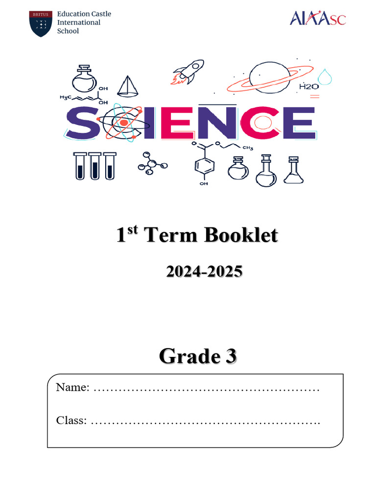 Gr3 - 1st Term Booklet | PDF