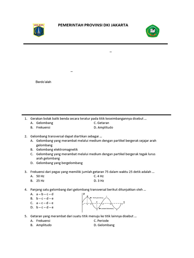 soal SAT Genap IPA kelas VIII | PDF
