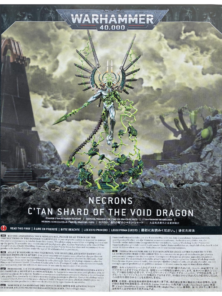Necrons C'Tan Shard of The Void Dragon Full Colour | PDF