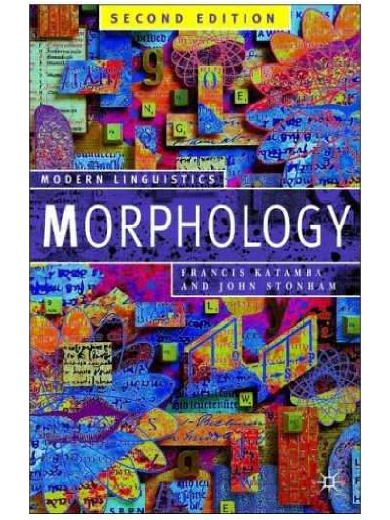 (Katamba) Morphology (2006) Abridged | PDF