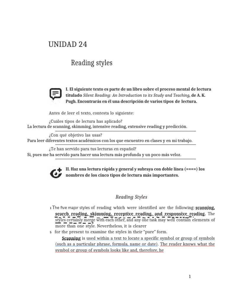 UNIDAD 24 READING STYLES MANUAL WINDOWS TO CULTURE - Angelica - Garrido - 9104 | PDF | Semiótica ...