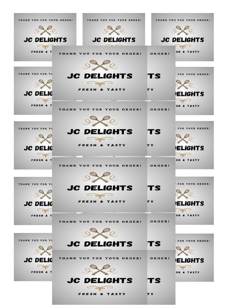 JC Delights Logo | PDF