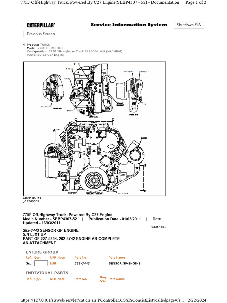 C27 Arr Engine | PDF