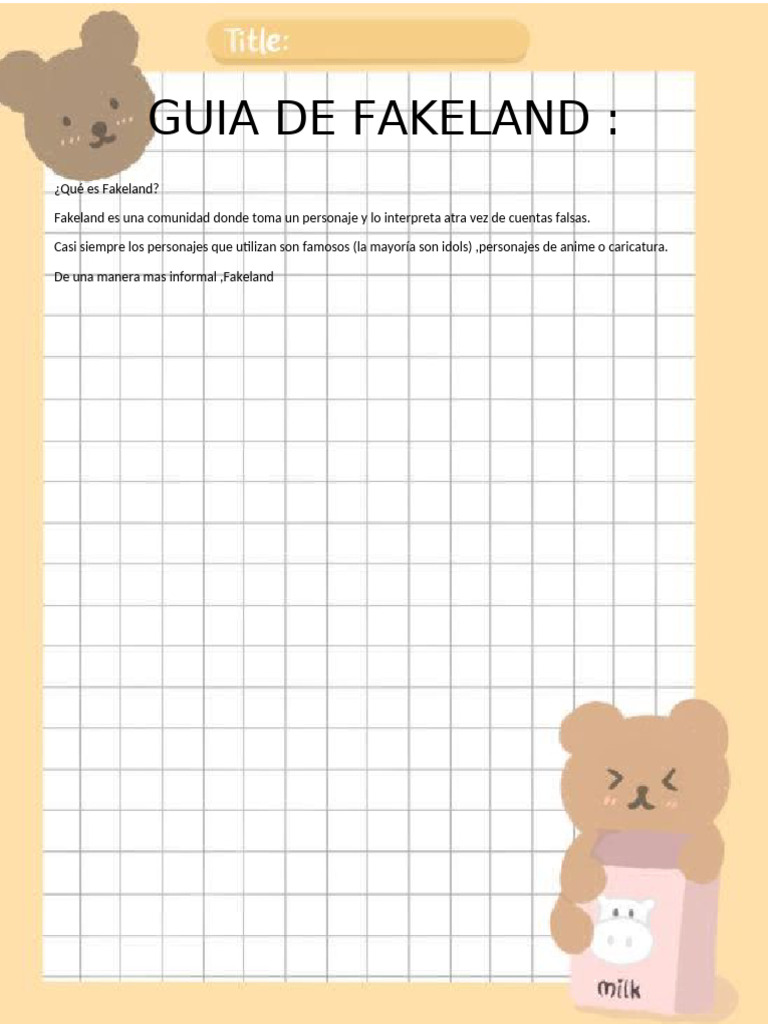 Guia de Fakeland | PDF