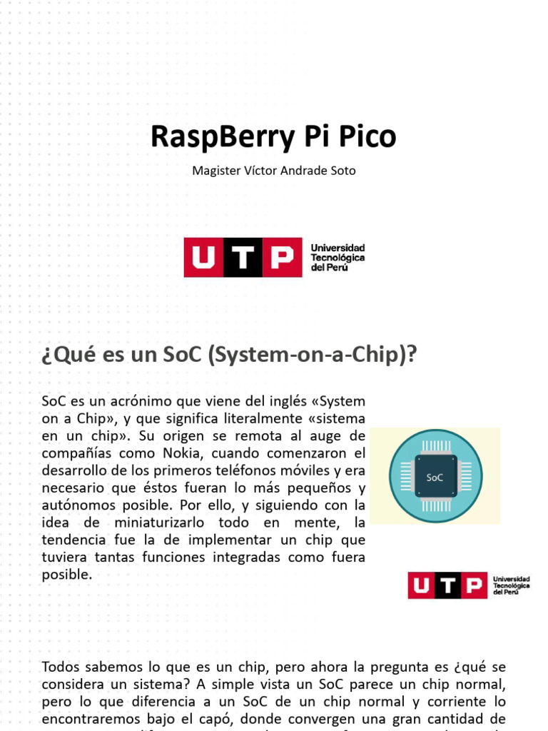 S12.s1 RaspBerry Pi Pico | PDF