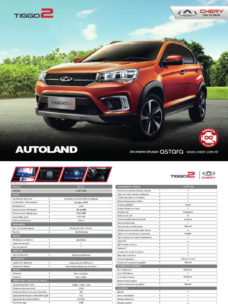 Chery Tiggo 2 Autoland | PDF