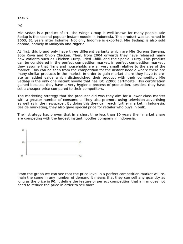 Fundamentals of Economics Assignment Task 2 | PDF