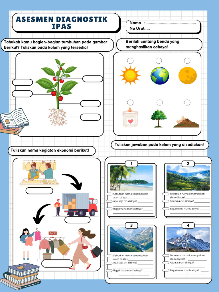 Asesmen Diagnostik IPAS Kelas 5 | PDF