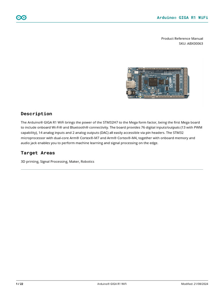 ABX00063 Datasheet | PDF
