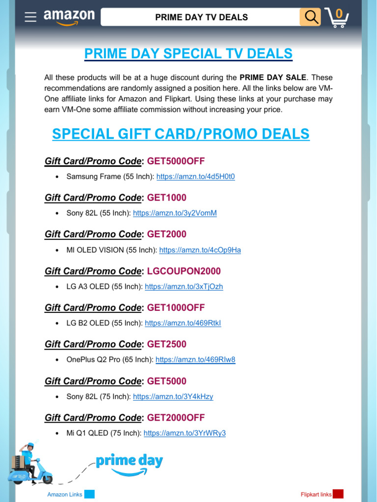 TV Deals List | PDF