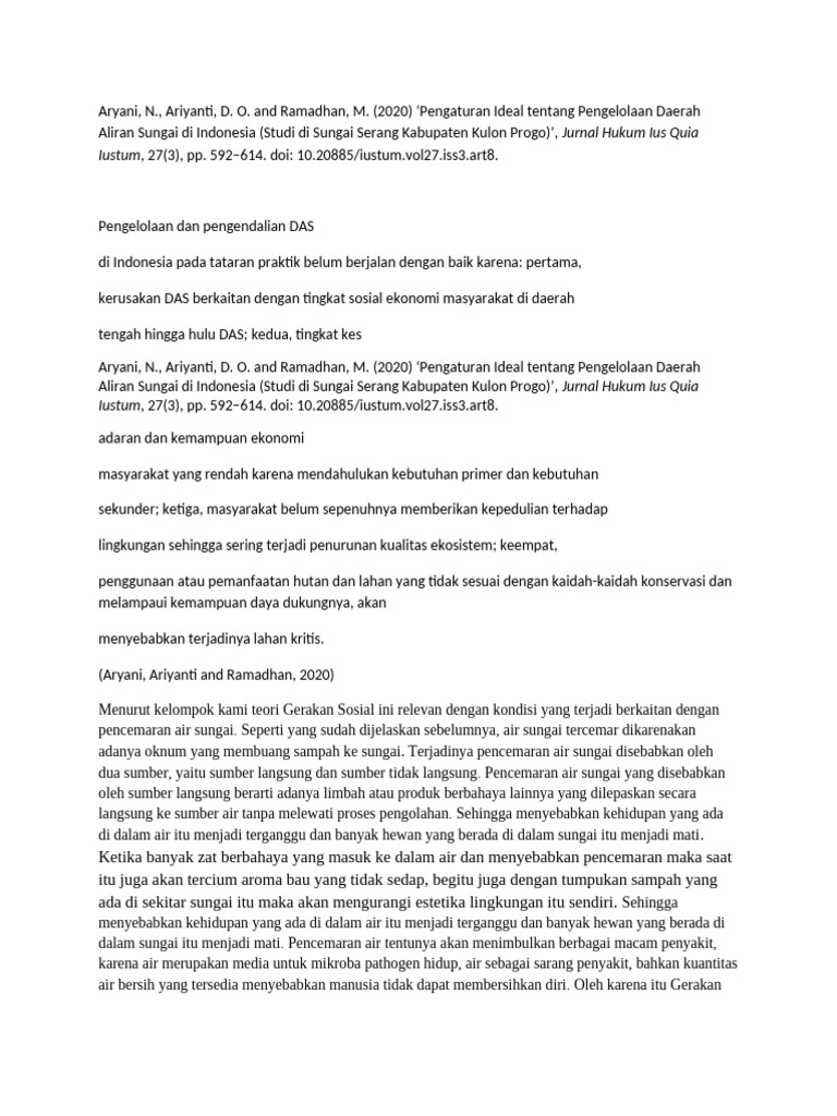 Kesimpulan TTS KST | PDF