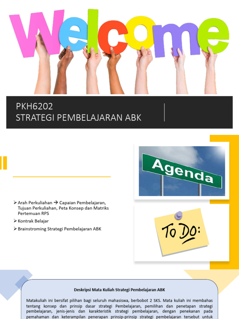 #1 Strategi Pembelajaran ABK 2024 | PDF