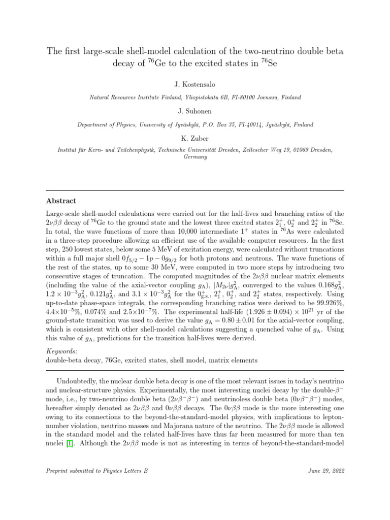 The First Large-Scale Shell-Model Calculation of The Two-Neutrino ...