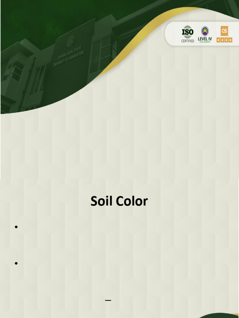 Soil Color | PDF | Soil | Science & Mathematics