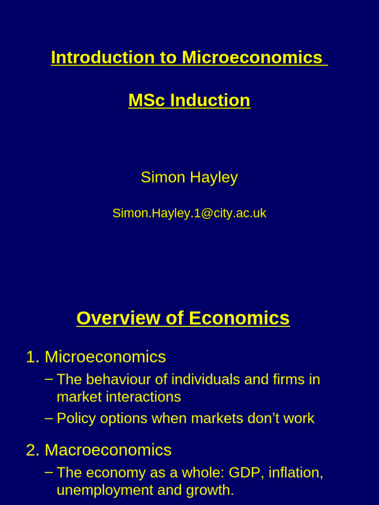 Microeconomics | PDF