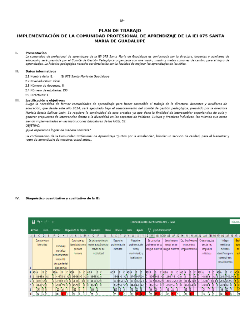 Esquema Del Plan de Implementación de Una Cap | PDF