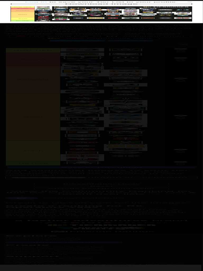 Create A R6 Operators Y9S2 Tier List - TierMaker 2 | PDF