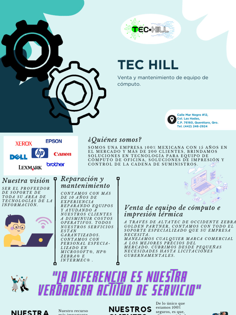 Presentación Tec Hill | PDF | Ciencias de la Computación | Negocios