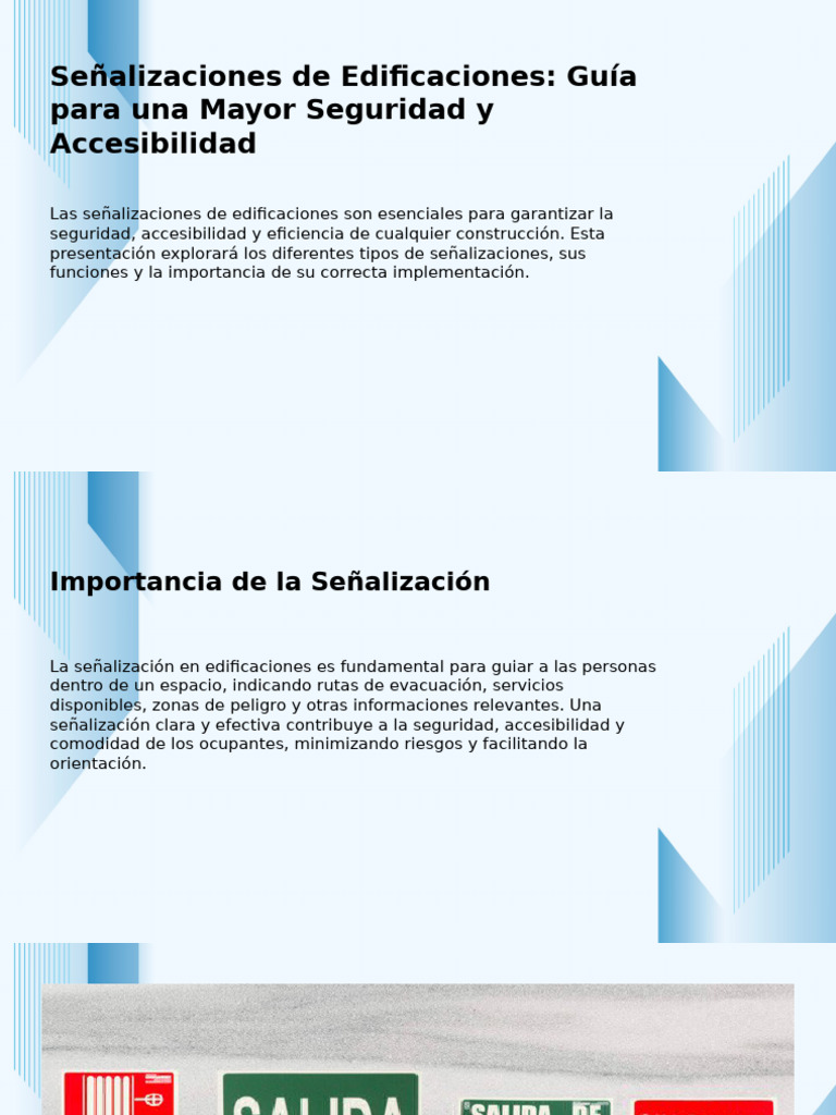 Señalizaciones de Edificaciones - Guía para Una Mayor Seguridad y ...