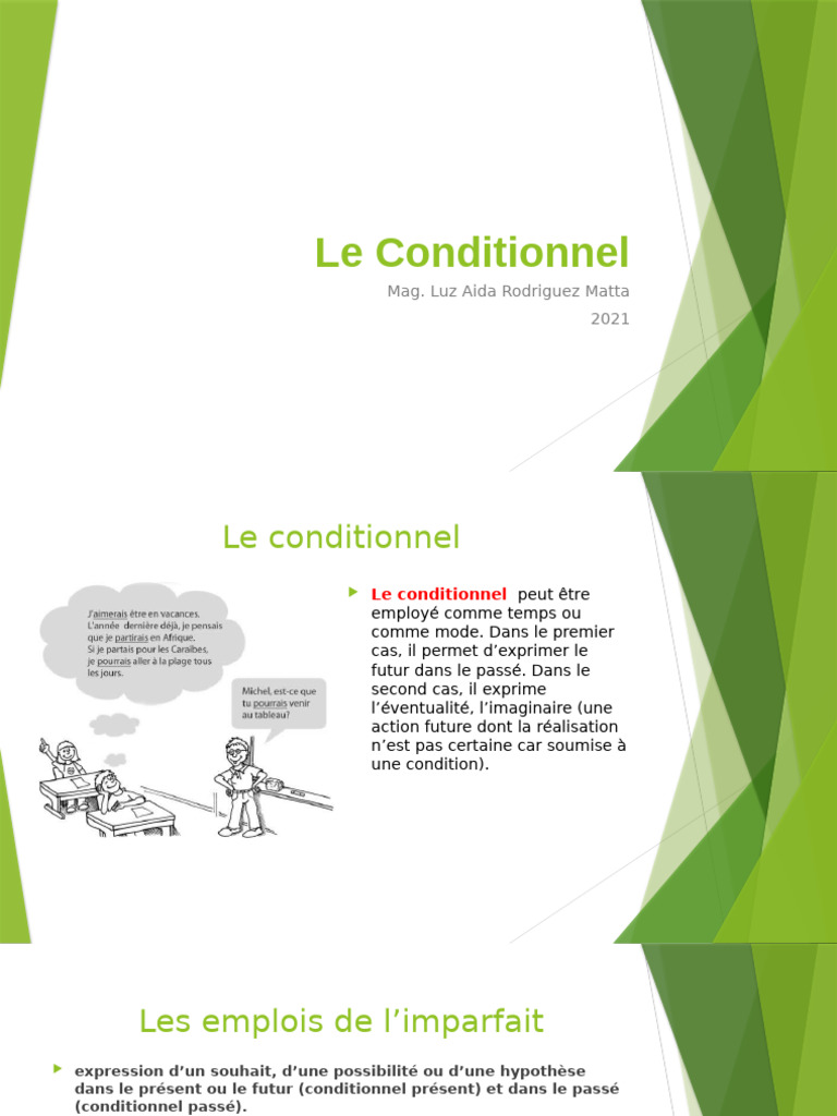 Le Conditionnel | PDF
