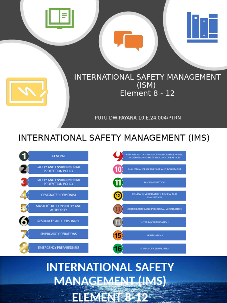 International Safety Management (Ism) | PDF