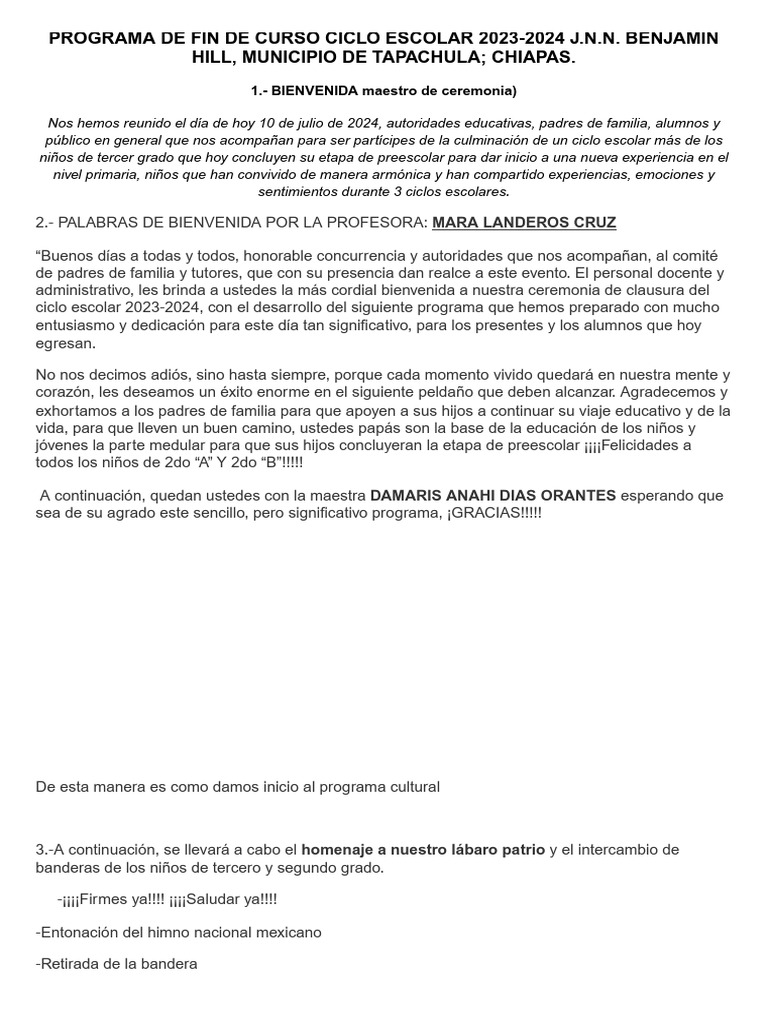 Programa de Cierre de Ciclo-1.Docx - 20240708 - 205339 - 0000 | PDF