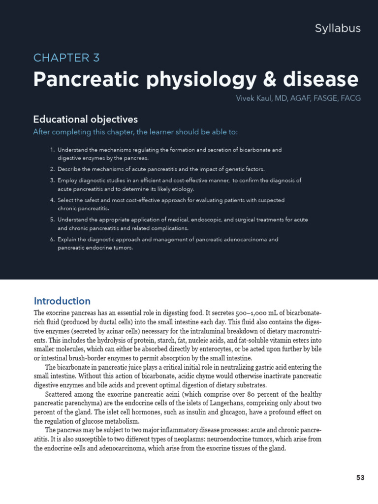 3 Pancreas | PDF