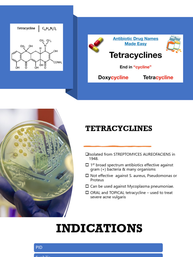 Tetracyclines and Aminoglycosides | PDF