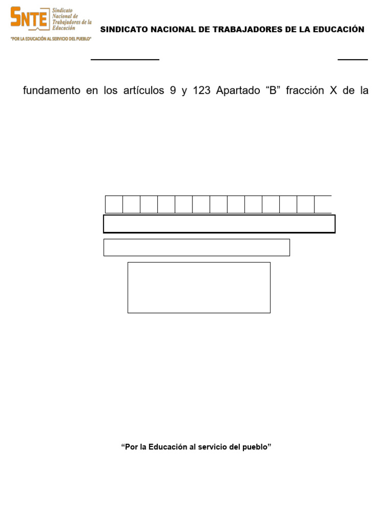 Afiliación Al Snte Actualizado | PDF