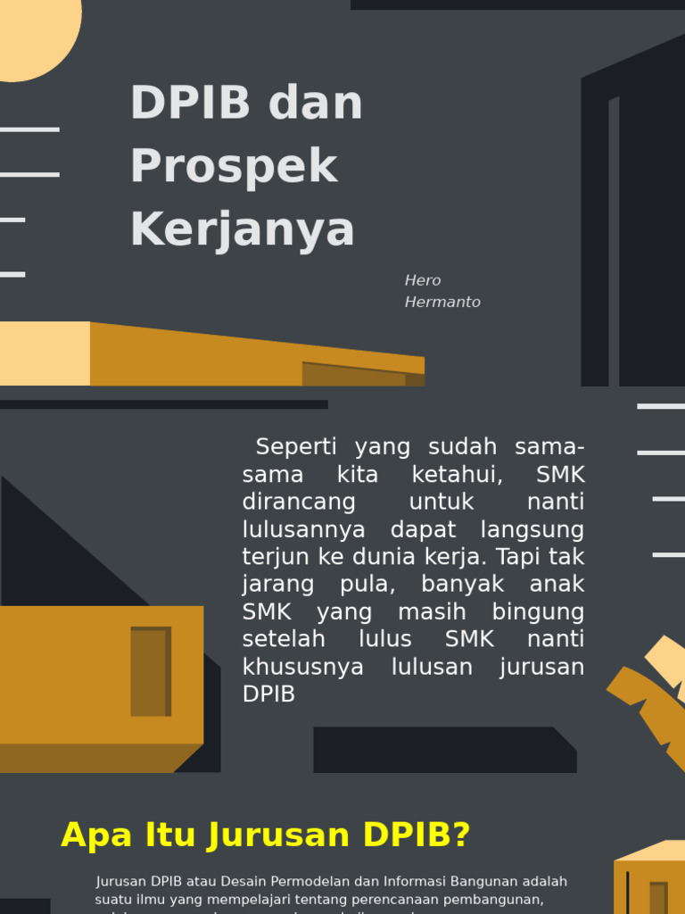 DPIB Presentasi | PDF