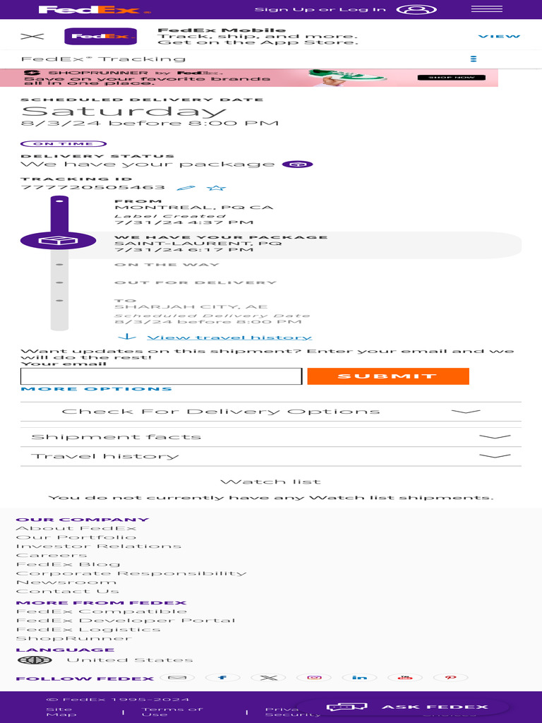 Detailed Tracking | PDF