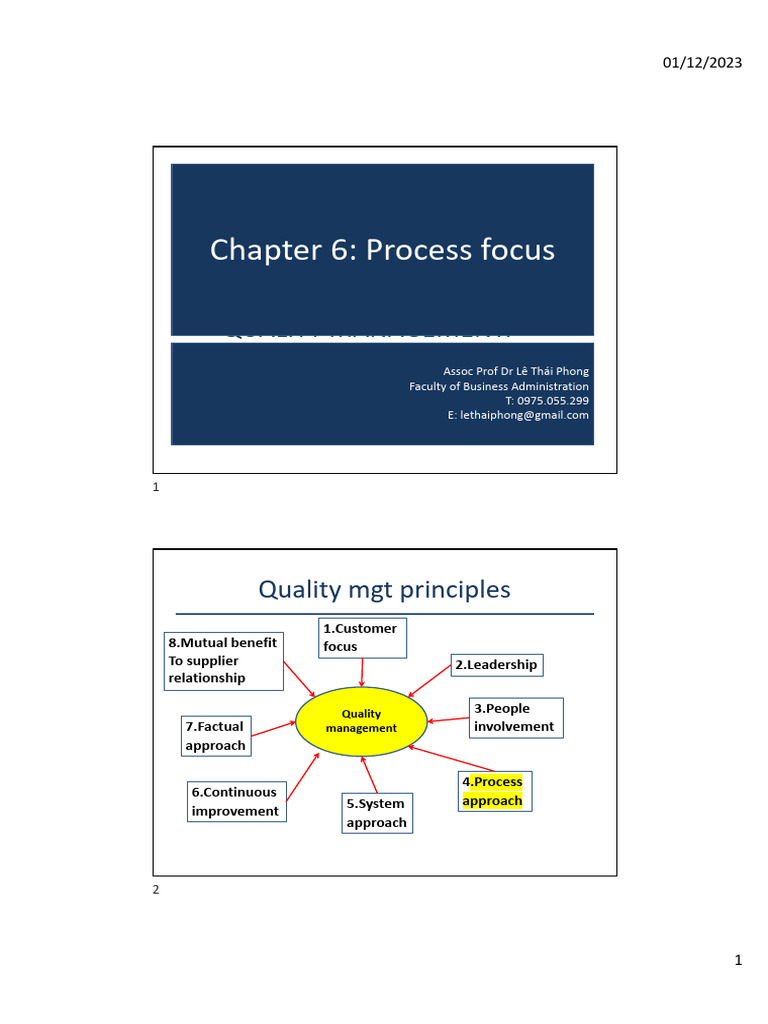 QM-c6 Process Focus | PDF