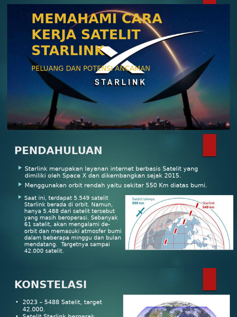 Memahami Cara Kerja Satelit Starlink | PDF