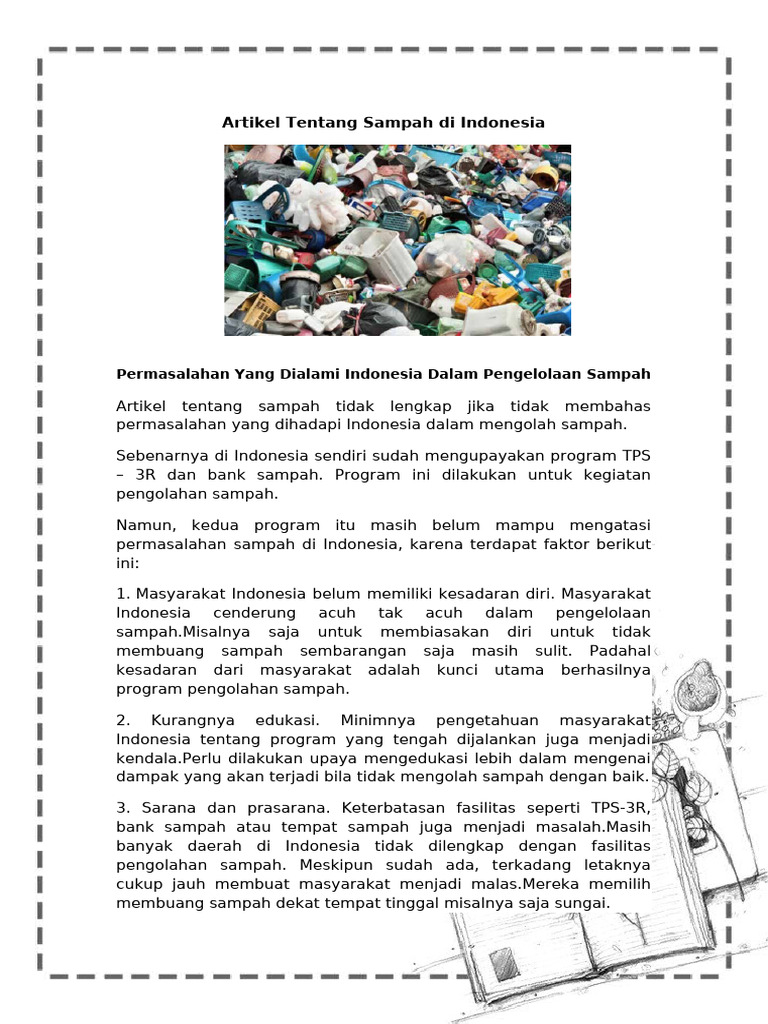 Artikel Sampah | PDF