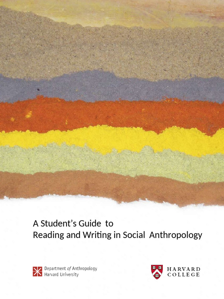 Anthropology Writing Guide 2010 | PDF