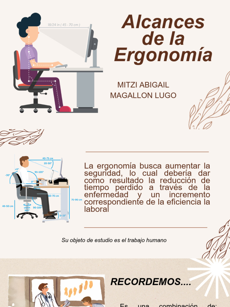 Alcances de la ergonomia | PDF