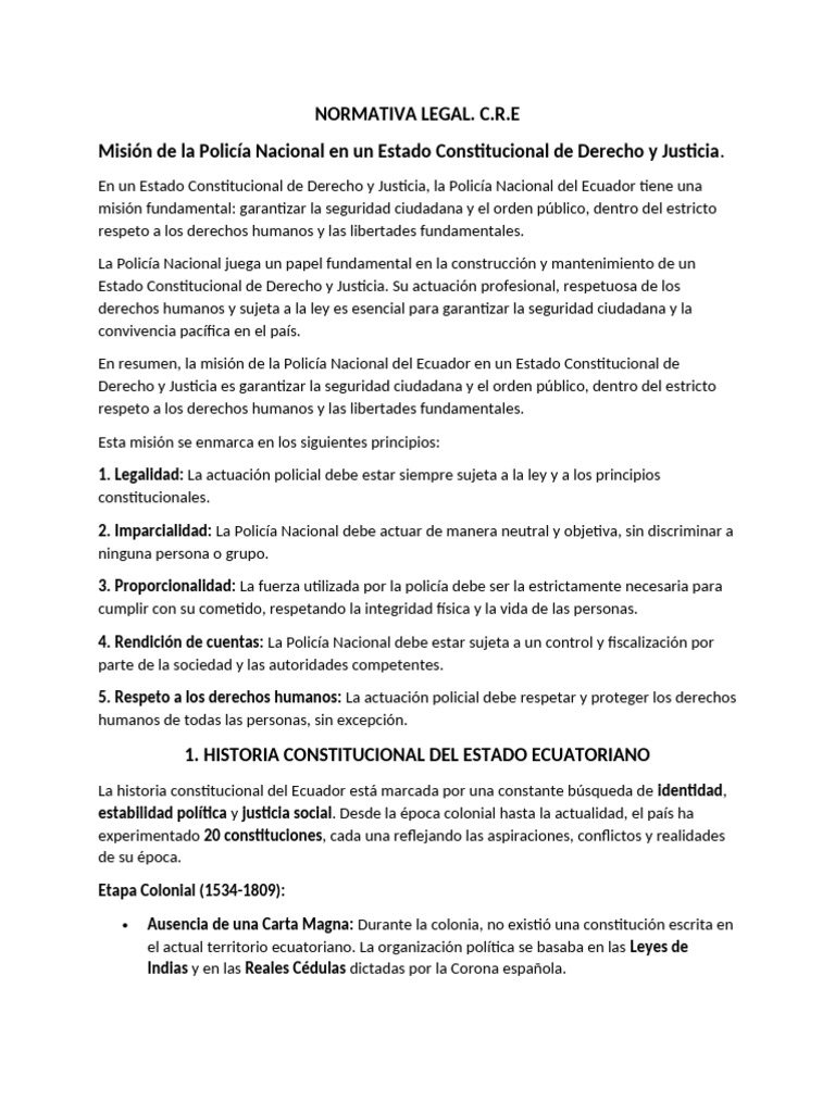 Normativa Legal, C.R.E | PDF