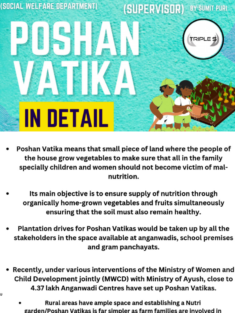 Poshan Vatika - 31172220 - 20204 - 04 - 22 - 54 | PDF