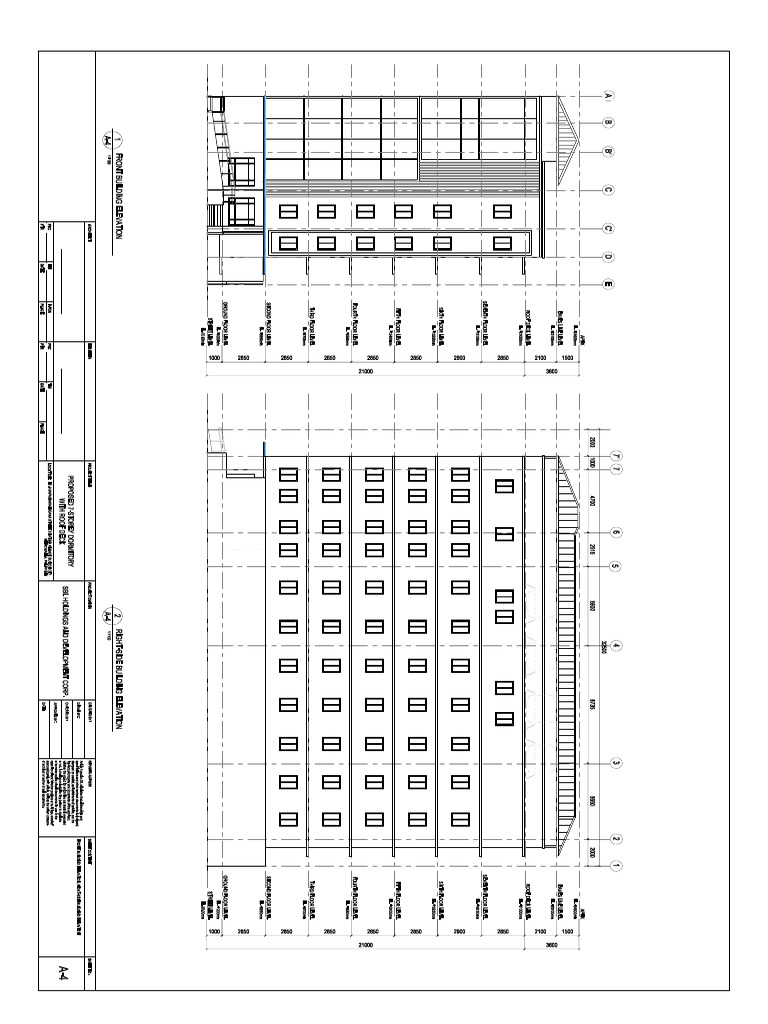A-4 - Front and Right Side Building Elevations | PDF