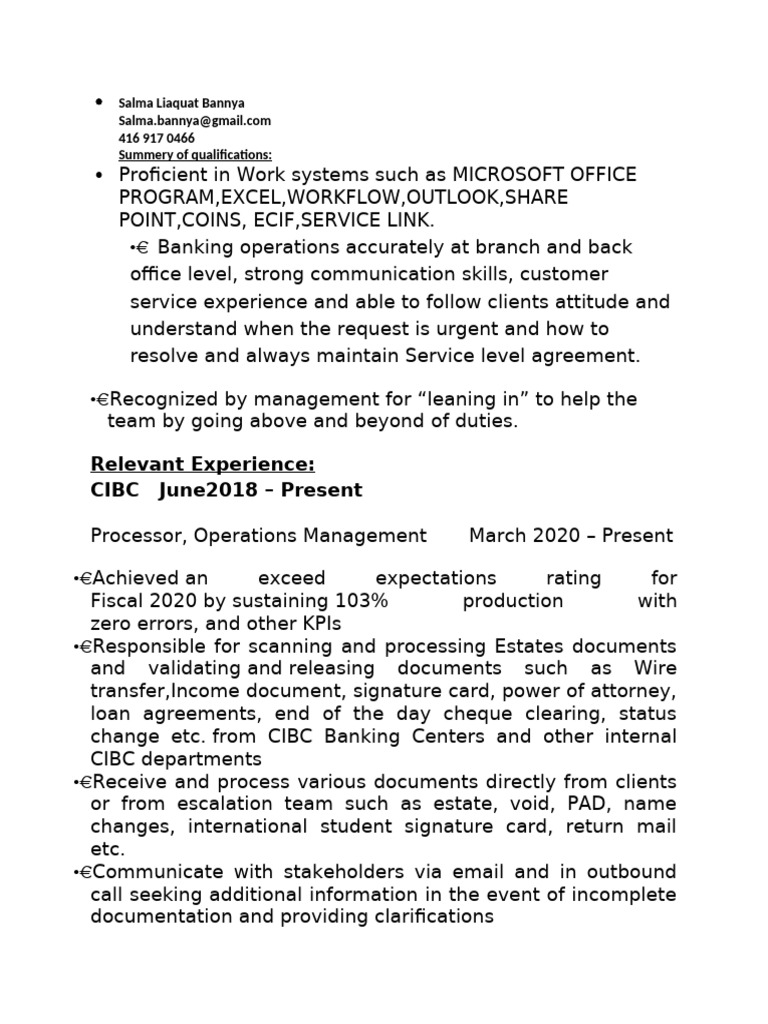 Resume 2022 15 | PDF