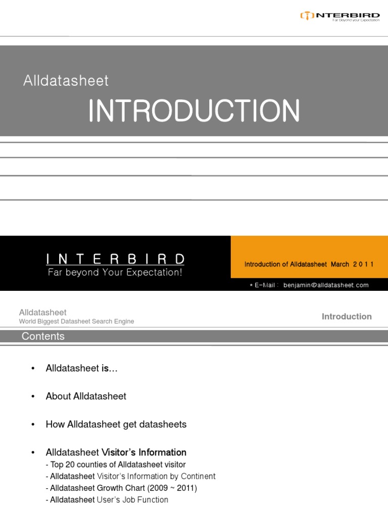 An Introduction to Alldatasheet: The World's Biggest Datasheet Search ...
