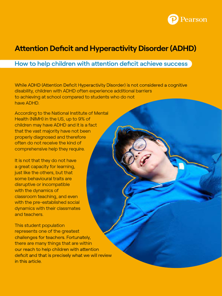Attention Deficit and Hyperactivity Disorder | PDF