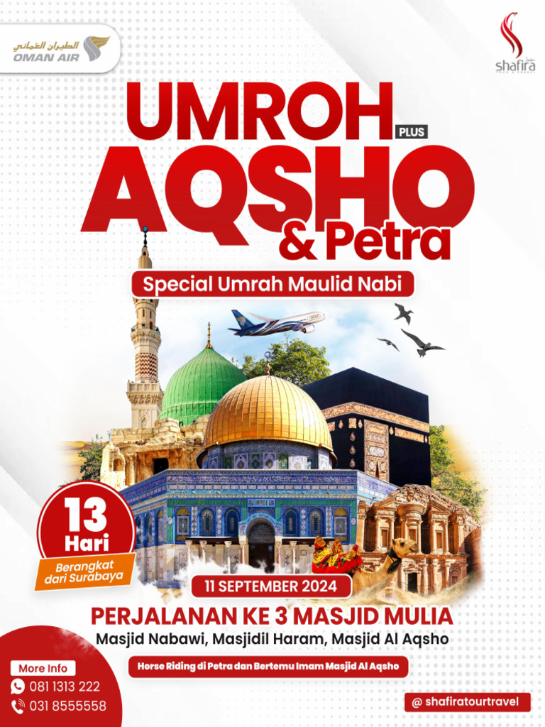 Umroh Plus Aqsa 2024 | PDF
