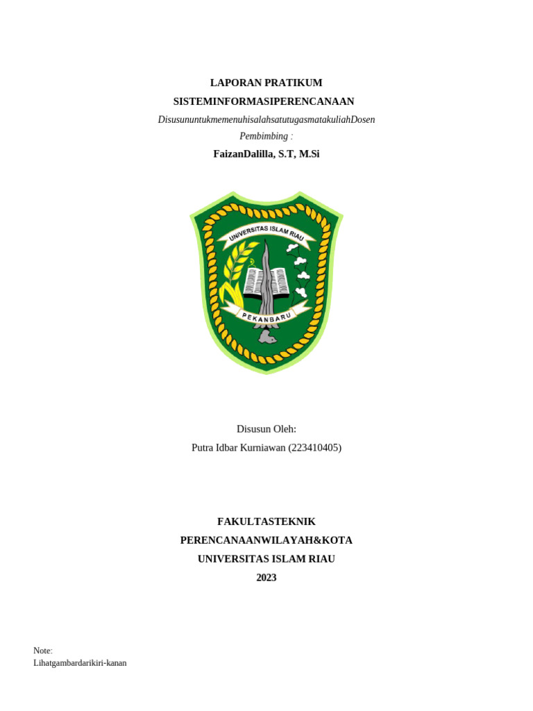 Laporan Pratikum Sip-1 | PDF