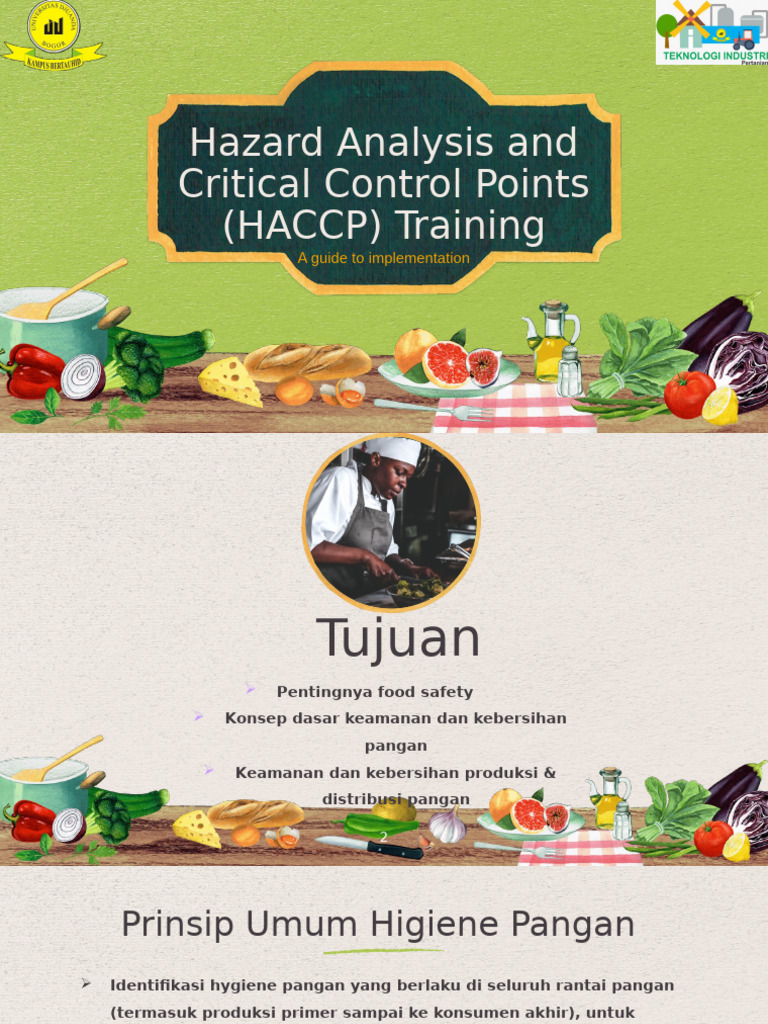 HACCP PPT Training-1 | PDF