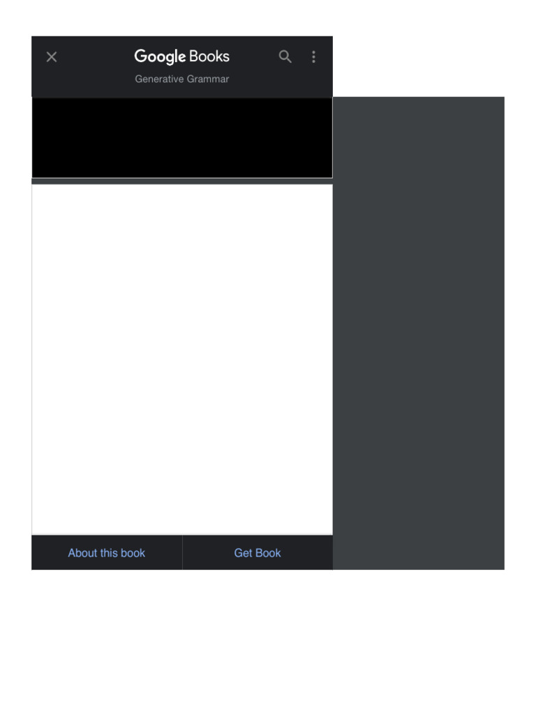 Generative Grammar - Geoffrey Horrocks - Google Books | PDF