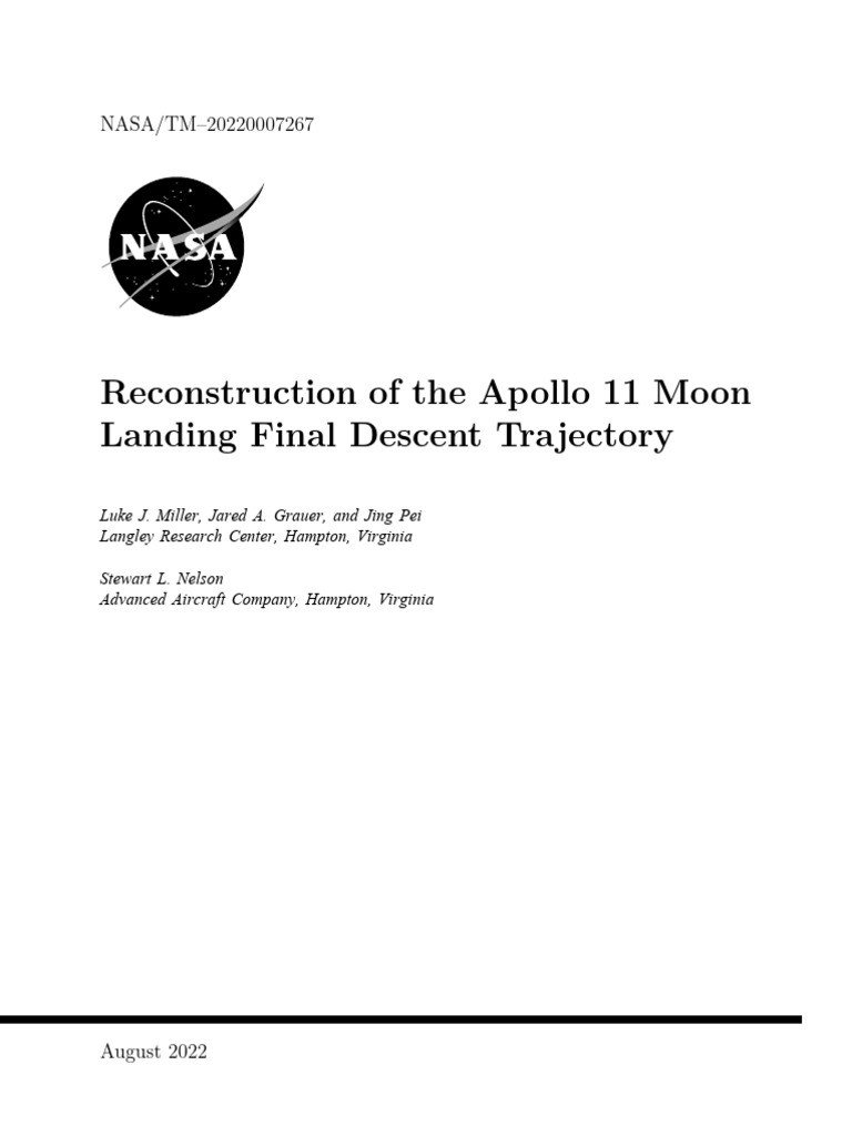 Nasa TM 20220007267 | PDF