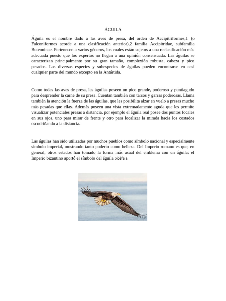 ÁGUILA | PDF